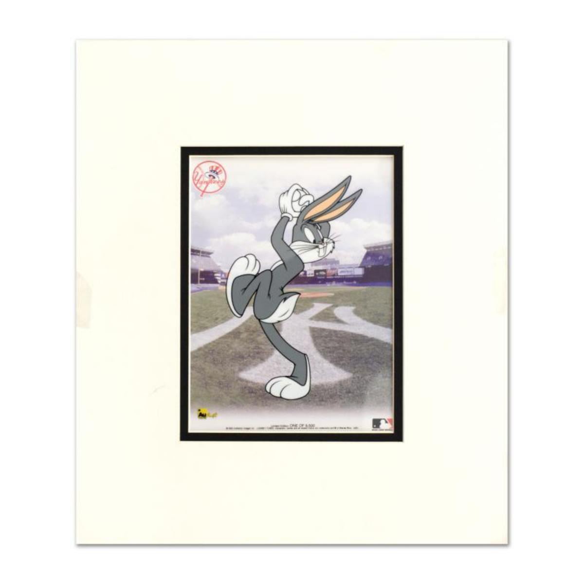 "Bugs Bunny Pitching with the Yankees" Limited Edition Sericel by ...