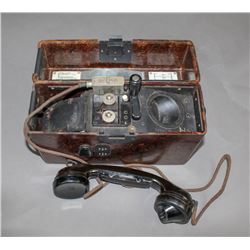 WWII Nazi Field Radio with Bakelite Case