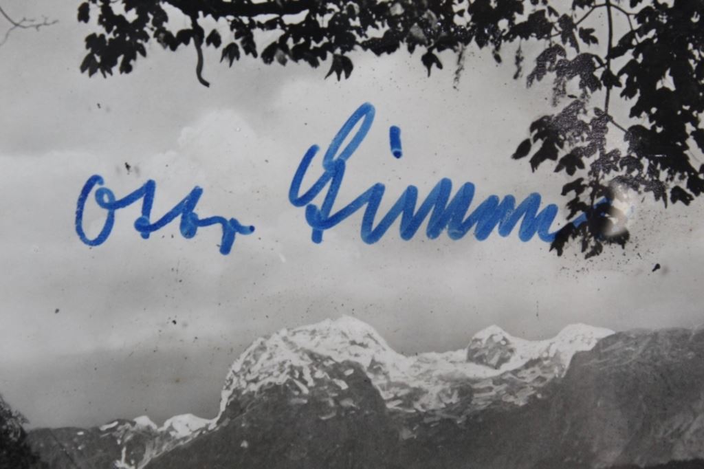 WWII Nazi SS Otto Gunsche Autographed Photos