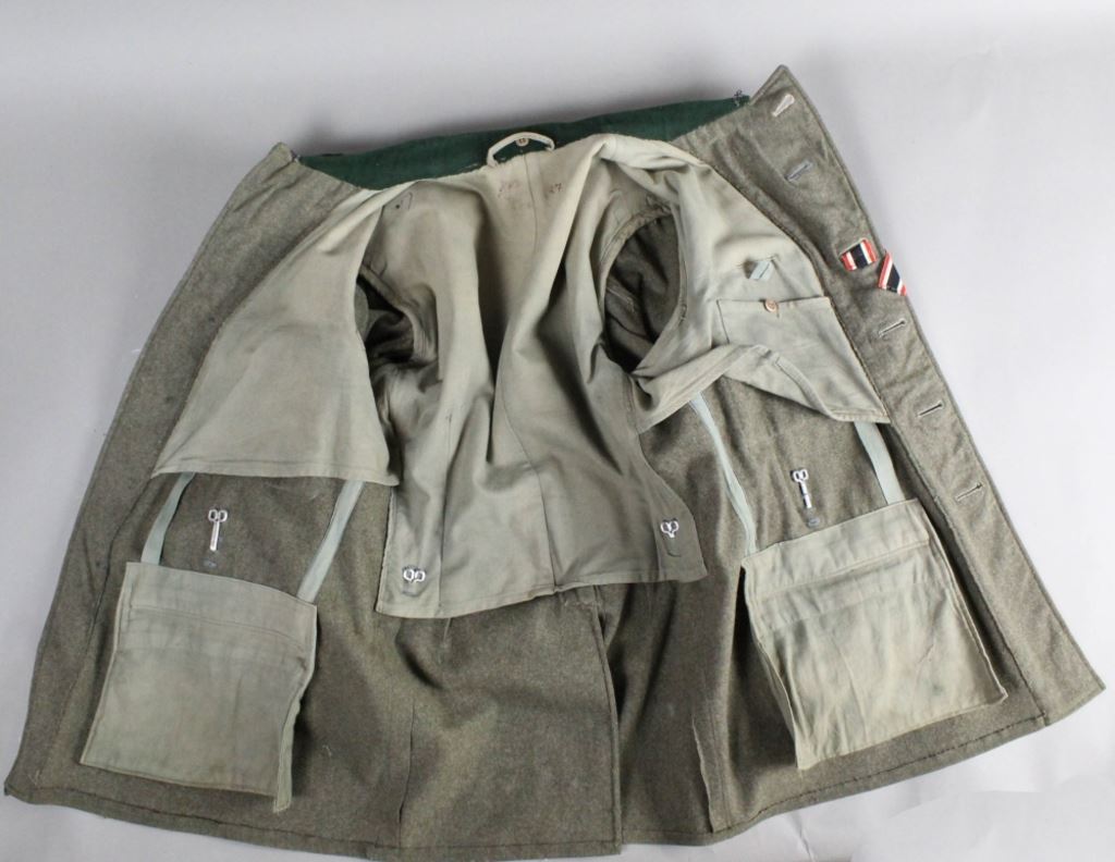 WWII Nazi Waffen SS Field Gray Tunic