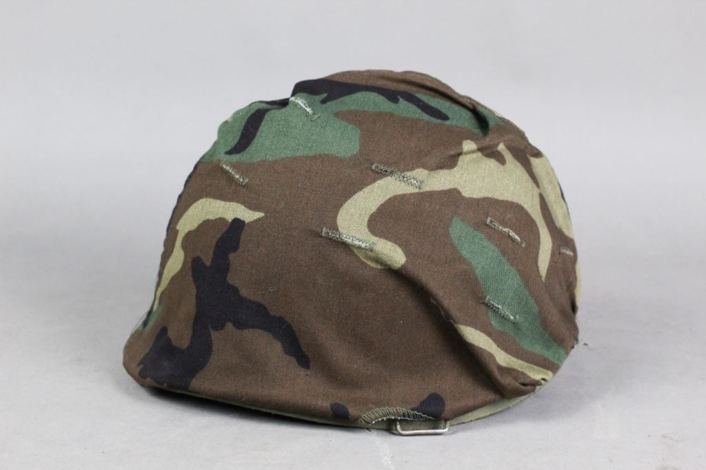 US M1 Pot Helmet Liner and Camo Cover