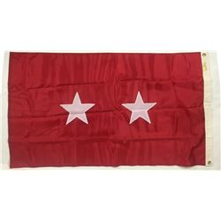US Army 2 Star General Office Flag