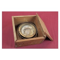 WWII Japanese Naval Compass In Original Crate