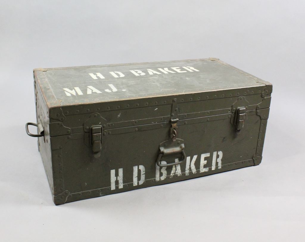 WWII Military Footlocker