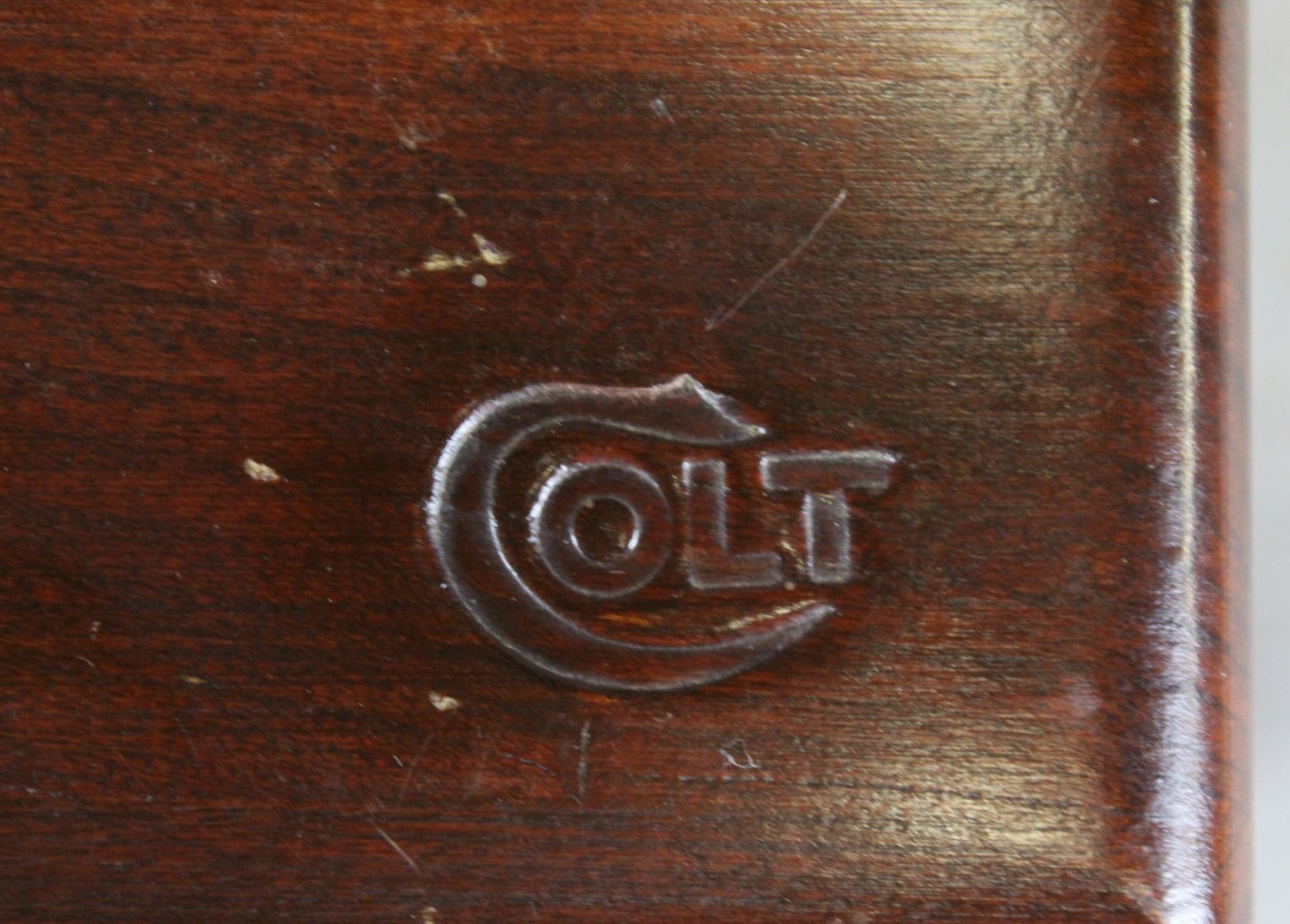 Colt 45 Wooden Show Case Box