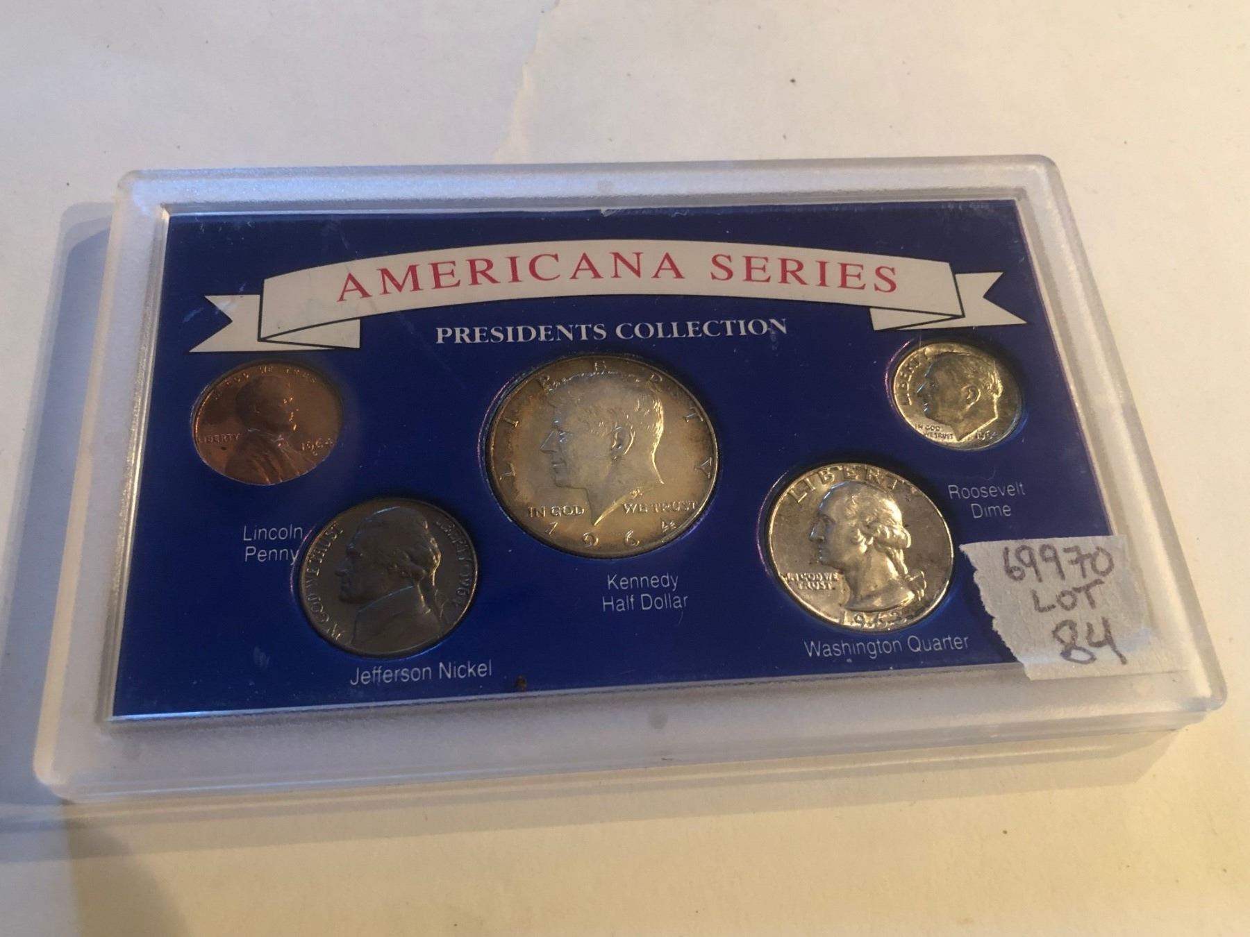 1964 Silver Americana Series Presidents Collection in Original Hard ...