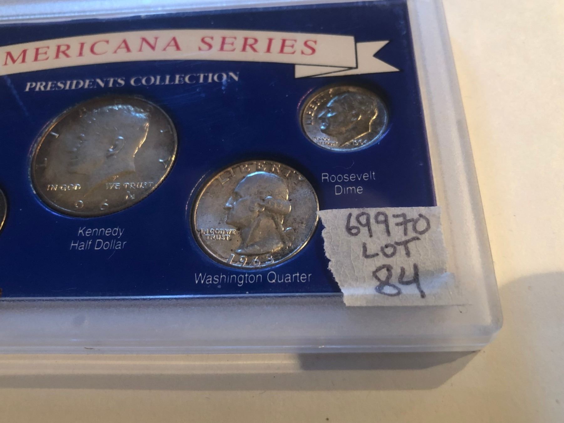 1964 Silver Americana Series Presidents Collection in Original Hard ...