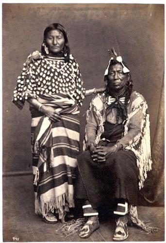Rich albumen by Ulke CHIEF IRON BULL AND WIFE.