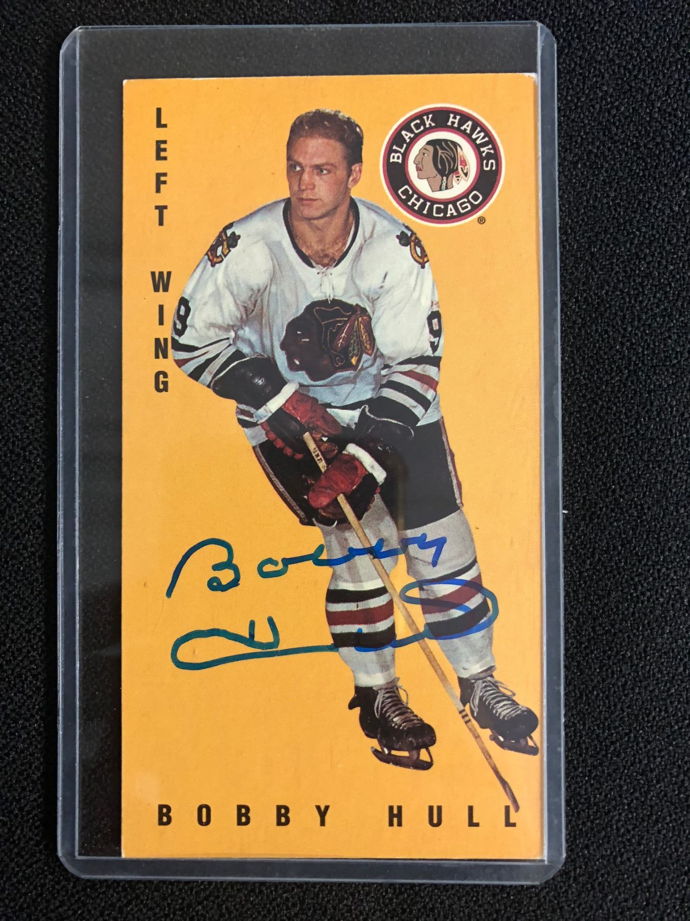 Bobby Hull Signed 1994-95 Parkhurst Tall Boys Hockey Card - Chicago ...