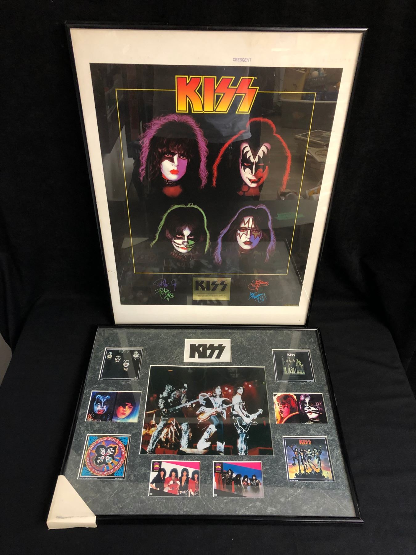 KISS FRAMED PHOTO/ PRINT DISPLAY LOT