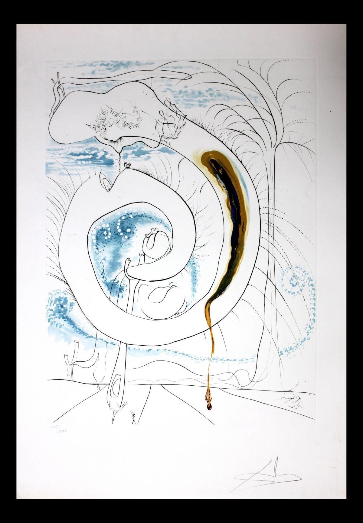 Salvador Dali- Original Engravings with Lithographic Color "The ...