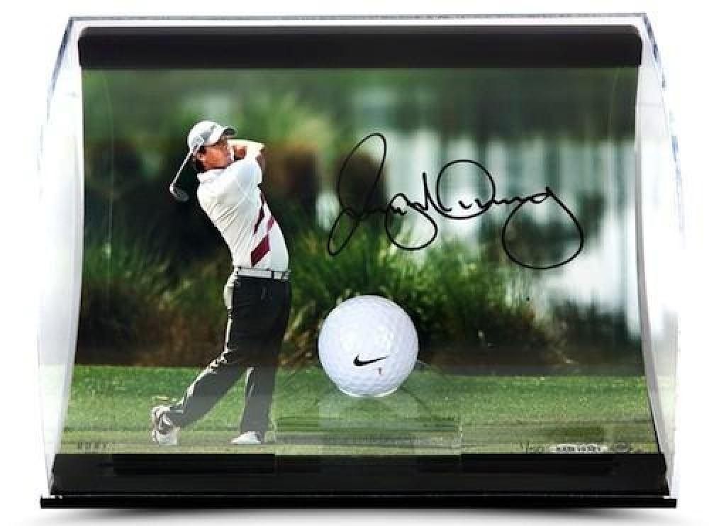 Rory McIlroy Signed "Holding the Finish" 11x7x5 Limited Edition Range ...