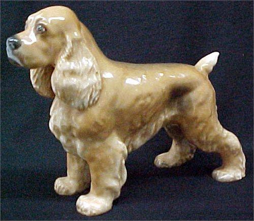 9 Boehm figurine Brown Cocker Spaniel #104 (no vi