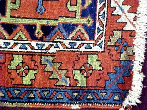 Hand tied Oriental rug; cloth tag on back Avakian