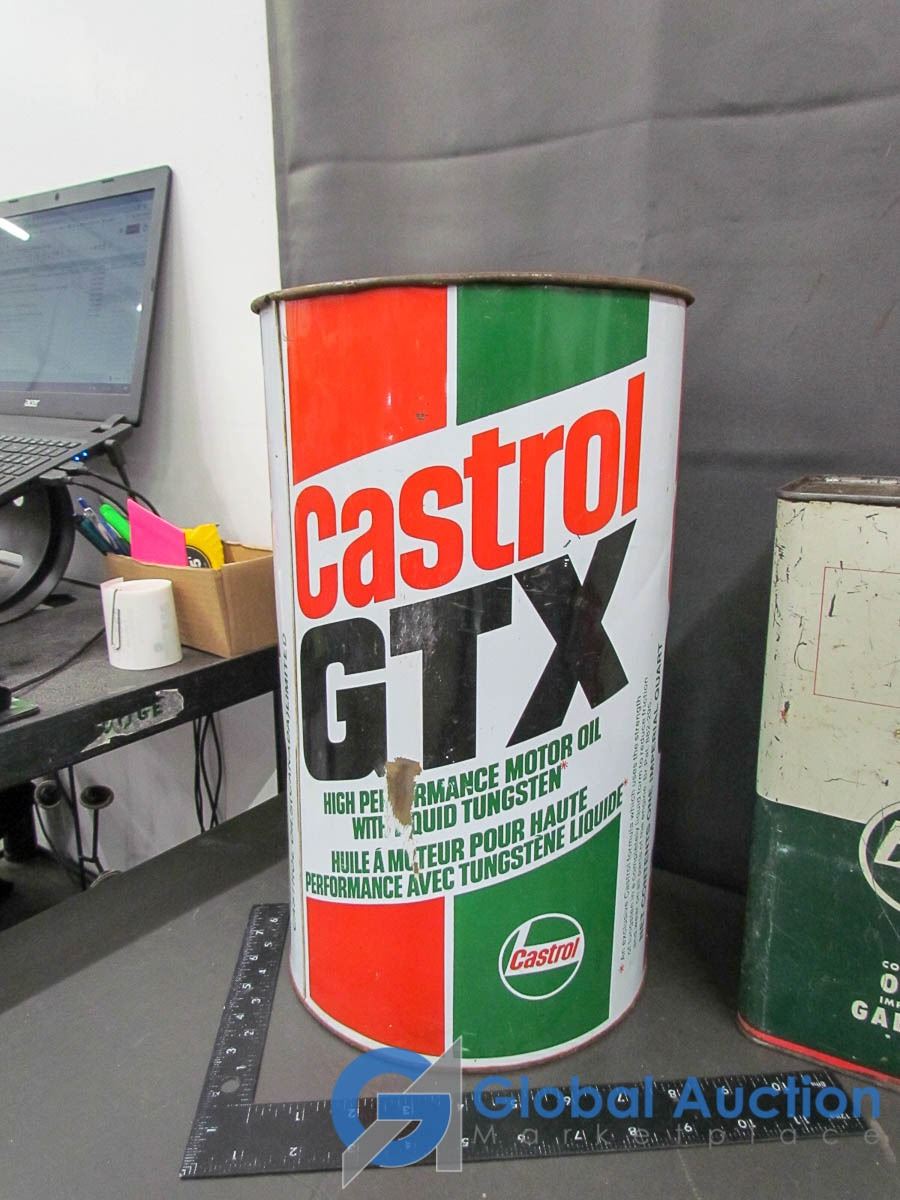 Vintage Oil Tin: Texaco Valor Oil, Texaco Capella Oil, B&A Oil ...