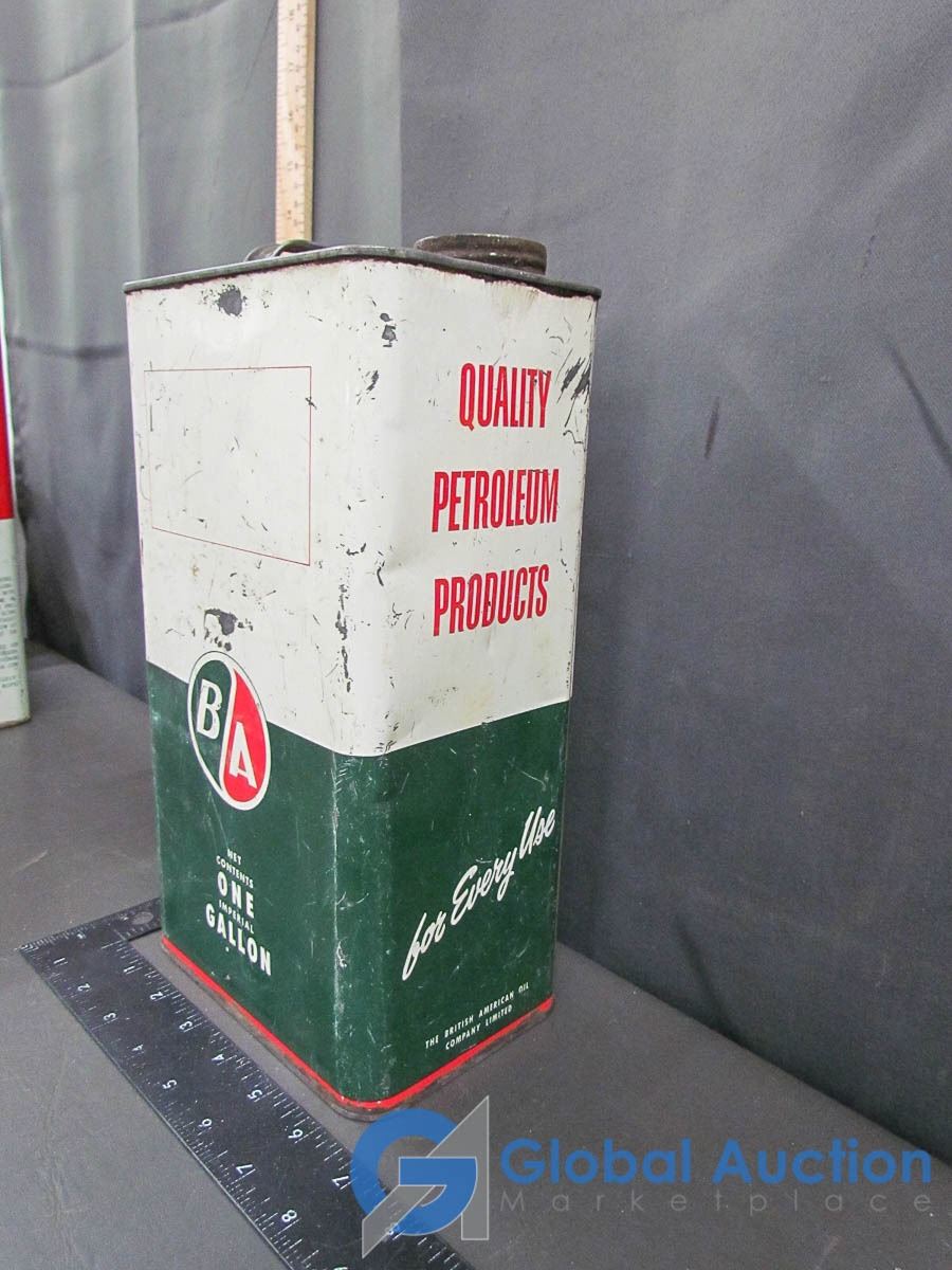 Vintage Oil Tin: Texaco Valor Oil, Texaco Capella Oil, B&A Oil ...