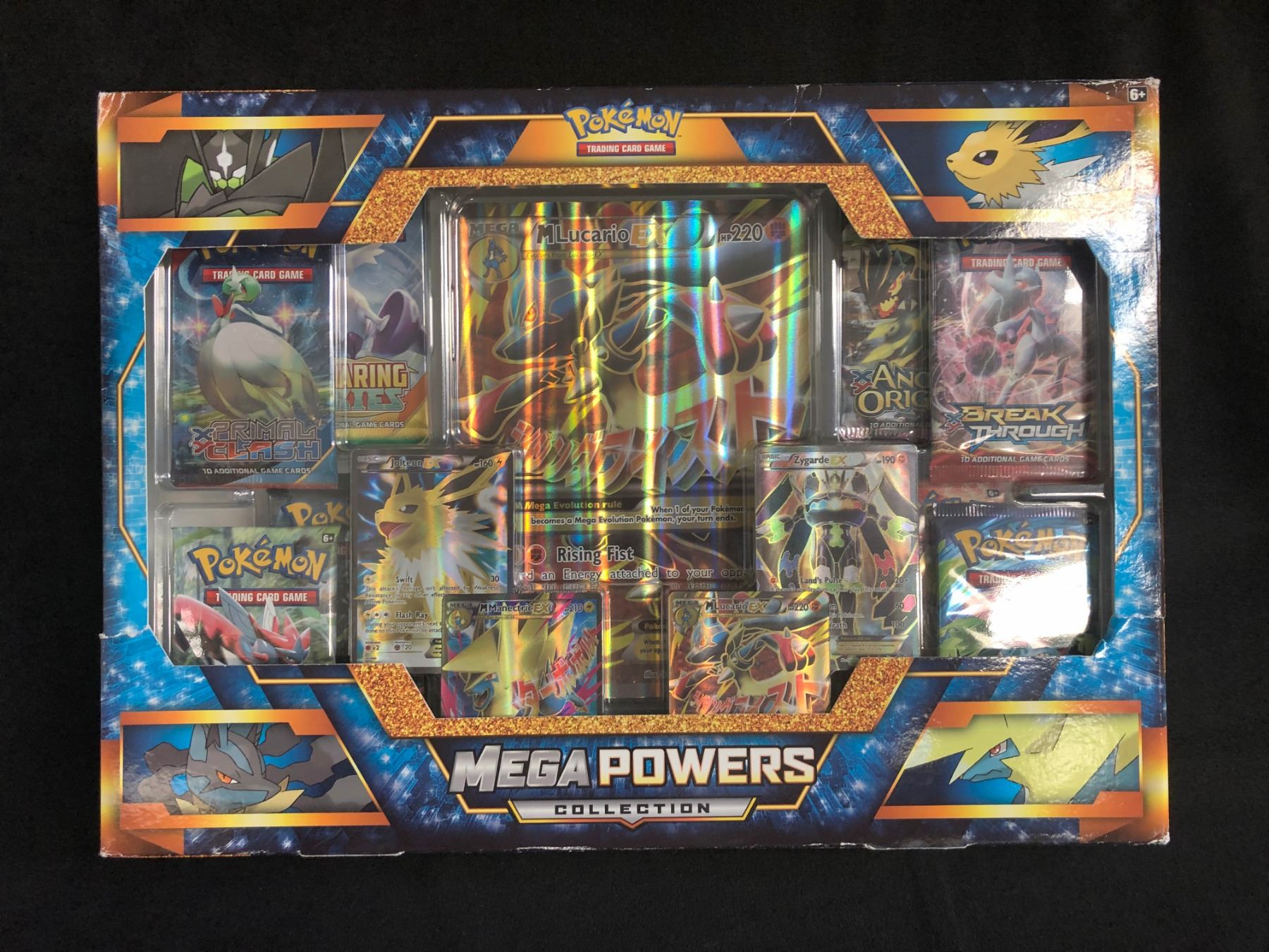 Mega Powers Collection Box Pokemon Trading Cards Packs & Full Art Promos
