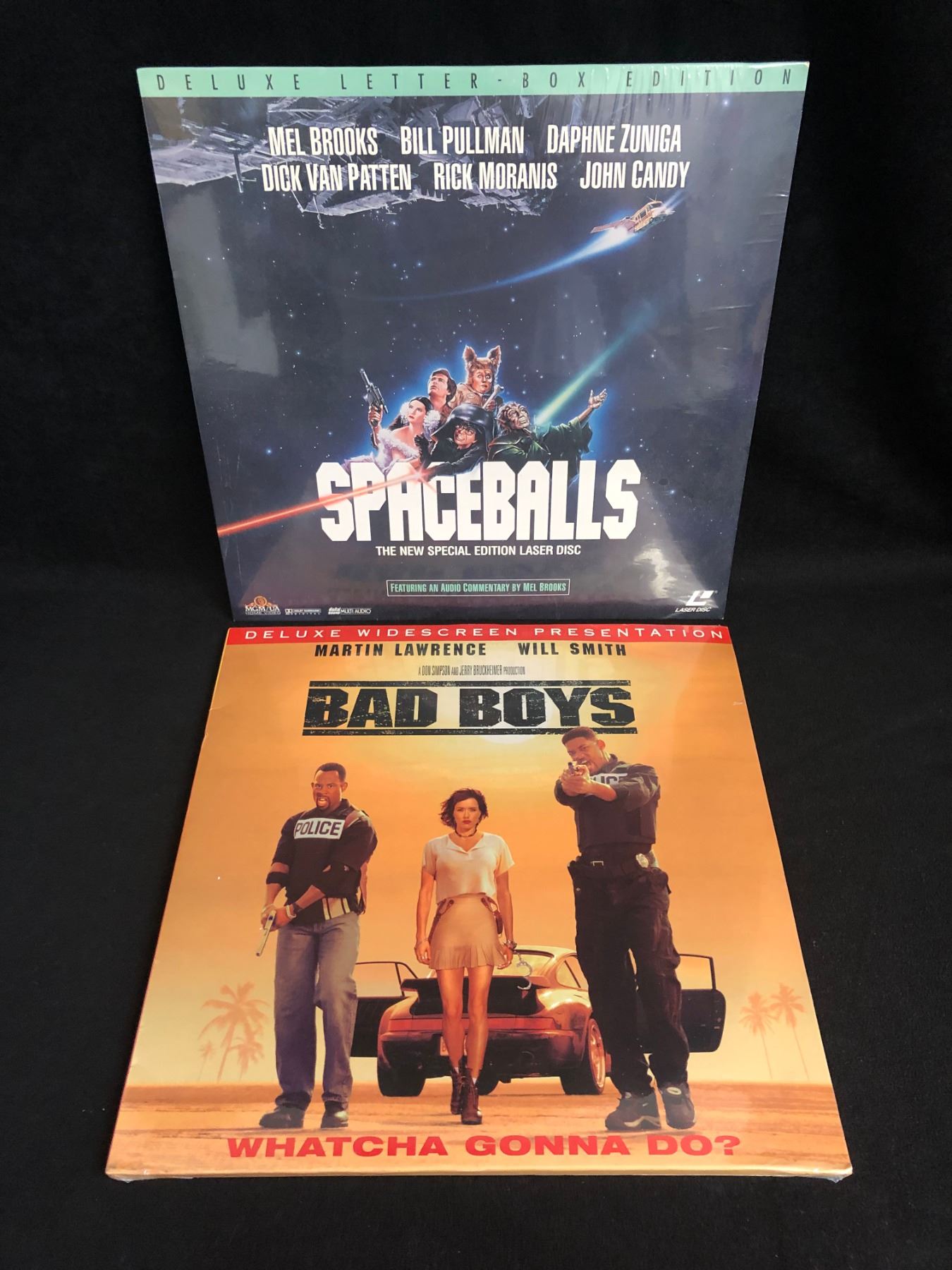 LASER DISC LOT (SPACEBALLS/ BAD BOYS)