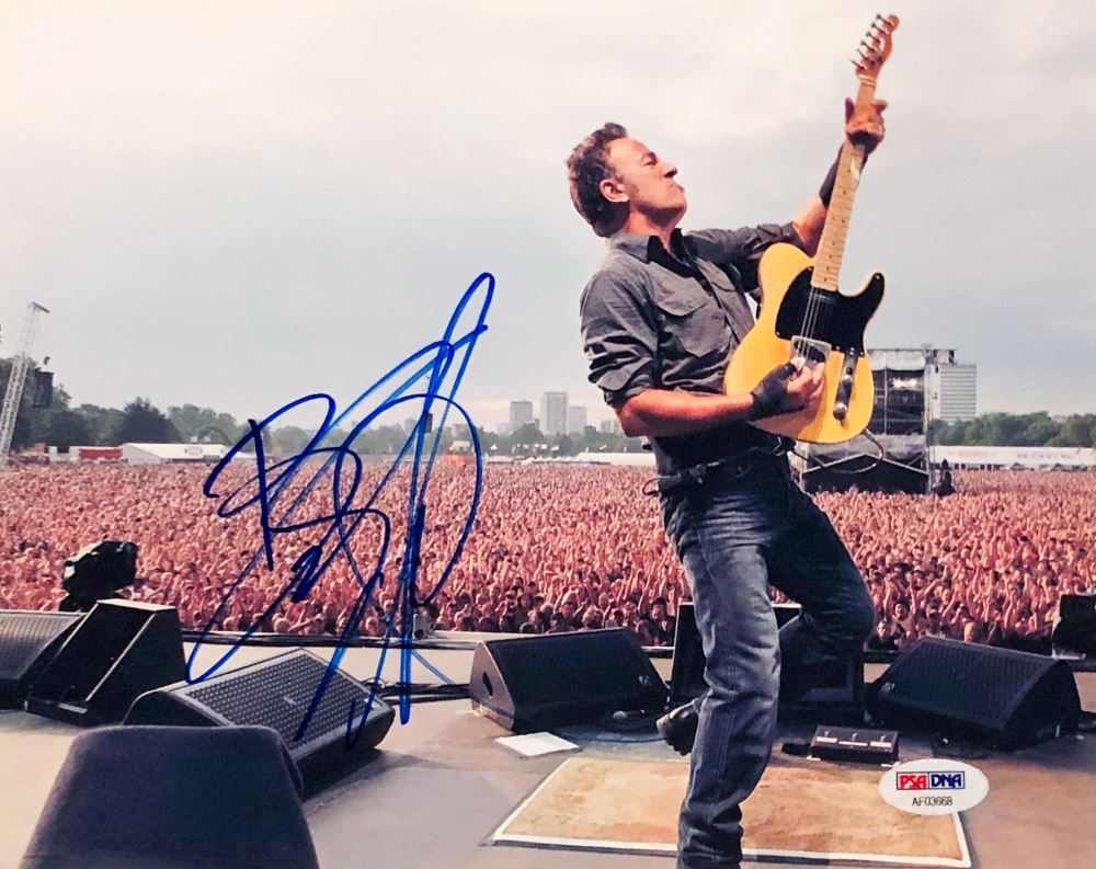 Bruce Springsteen Signed 8x10 Photo (PSA LOA)