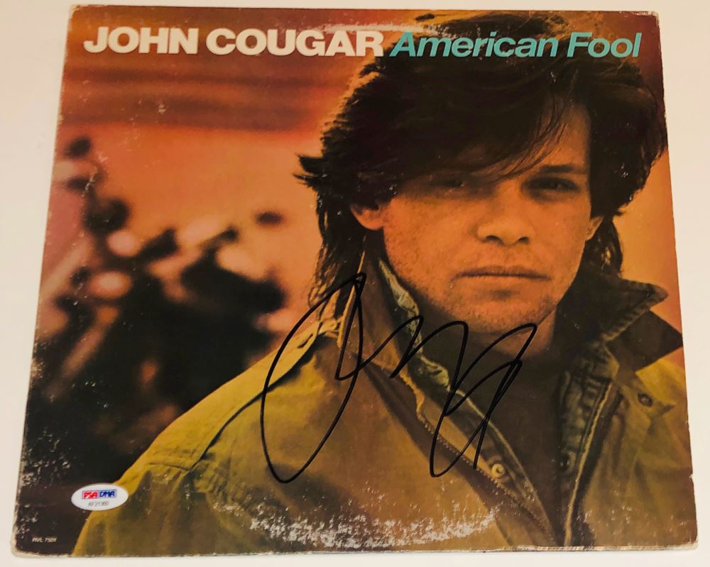 John Mellencamp Signed John Cougar American Fool Vinyl Record Album