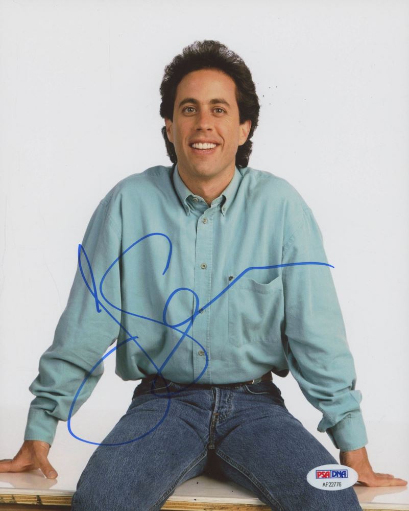Jerry Seinfeld Signed "Seinfeld" 8x10 Photo (PSA COA)