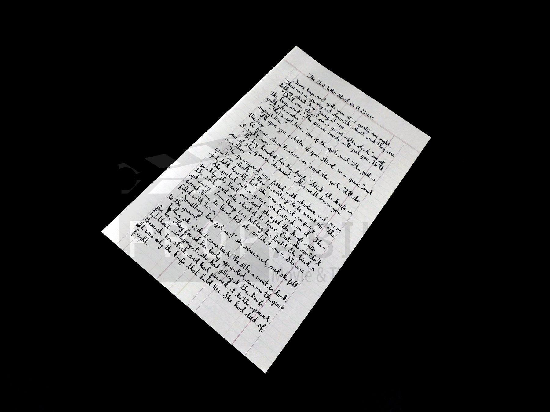 Scary Stories - Sarah Bellows's Scary Story 'The Girl WHo Stood on a ...