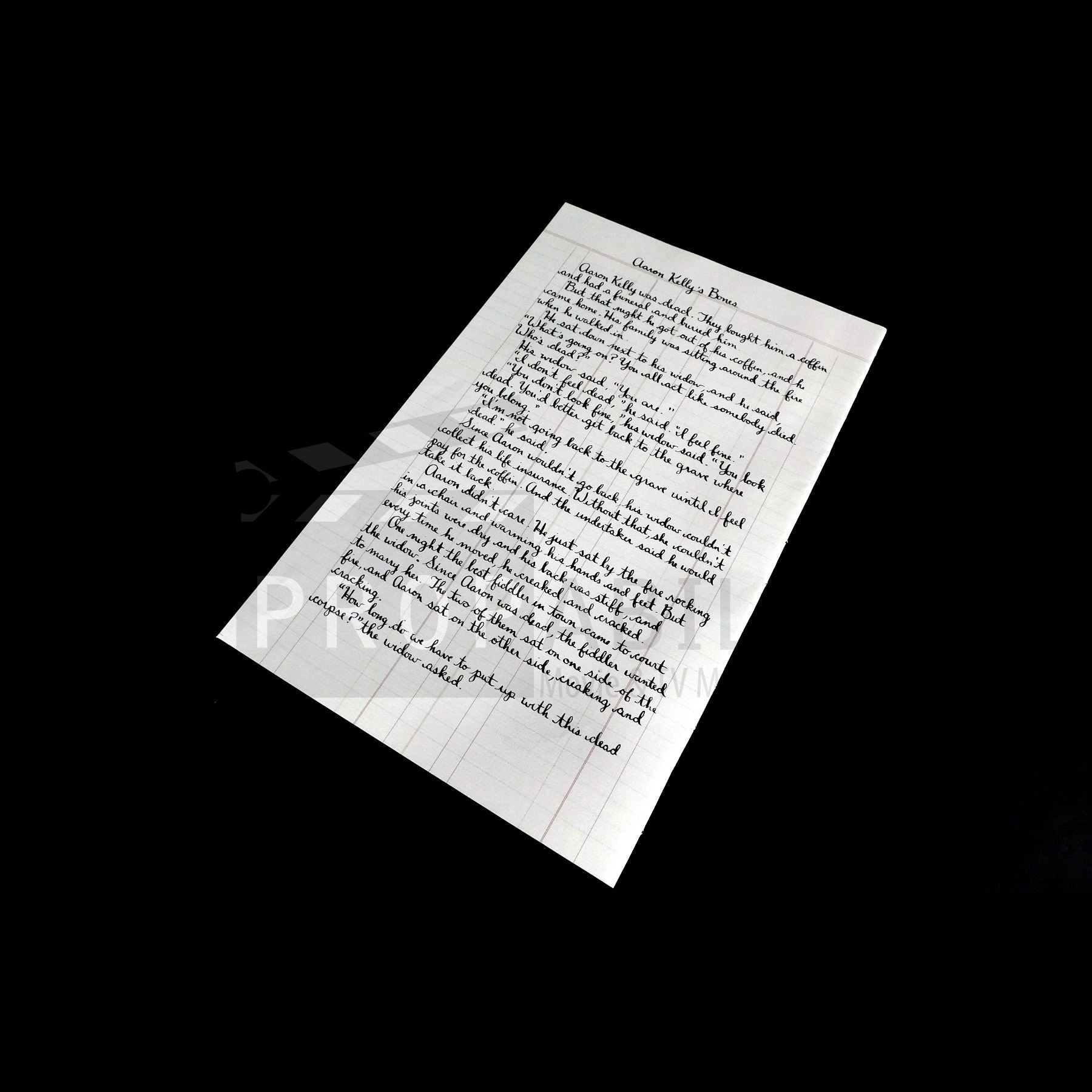 Scary Stories - Sarah Bellows's Scary Story Movie Prop 'The Brown Suit ...