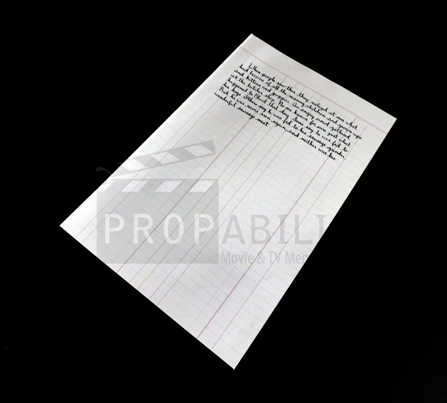 Scary Stories - Sarah Bellows's Scary Story Movie Prop 'The Brown Suit ...