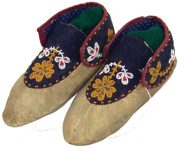 Seneca Beaded Moccasins