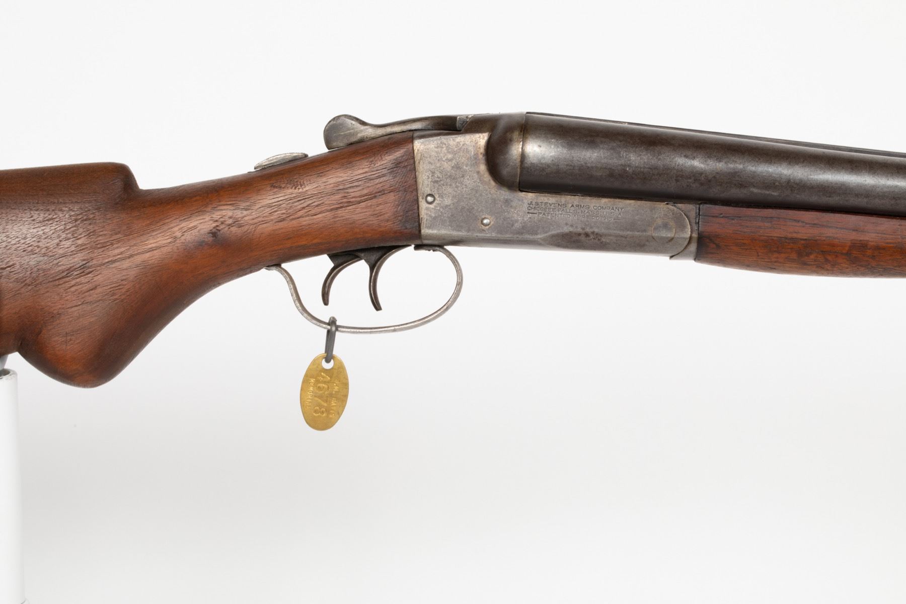 J Stevens Shotgun Double Barrel 1915 JMD 10163 J Stevens Shotgun Double Barrel 1915 JMD 10163