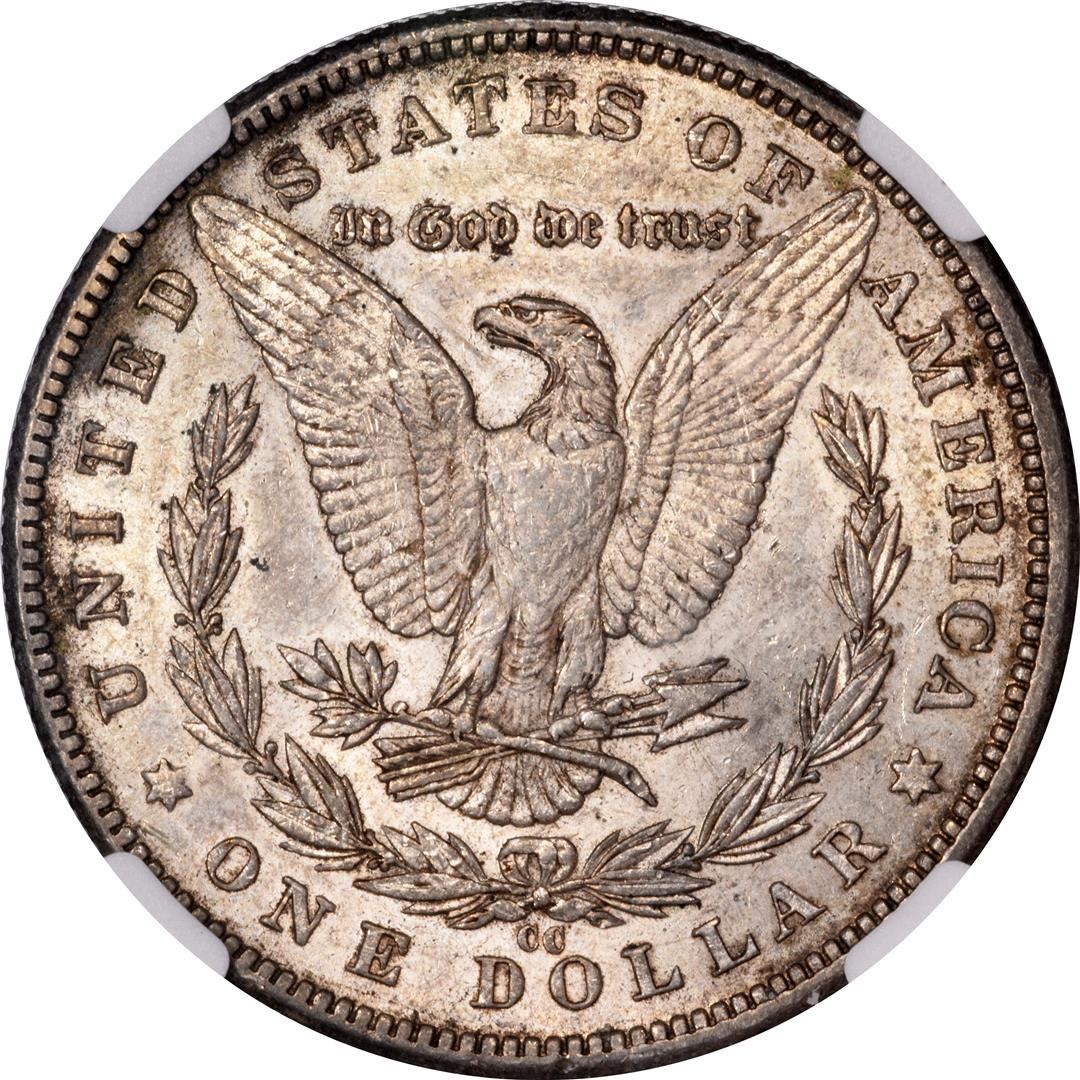 1889-CC $1 Morgan Silver Dollar Coin NGC AU58