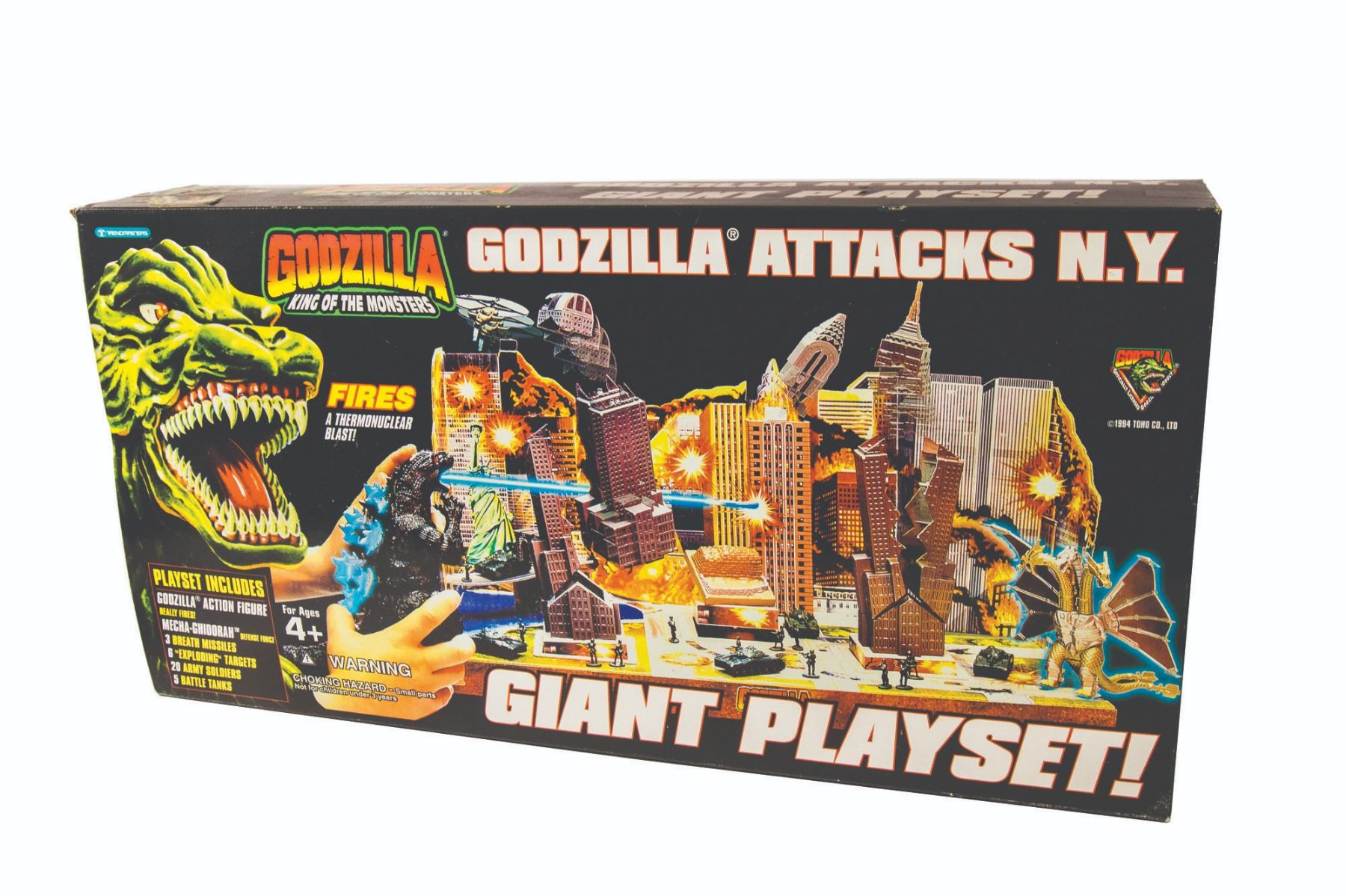 Trendmasters Boxed GODZILLA ATTACKS N.Y. GIANT PLAYSET