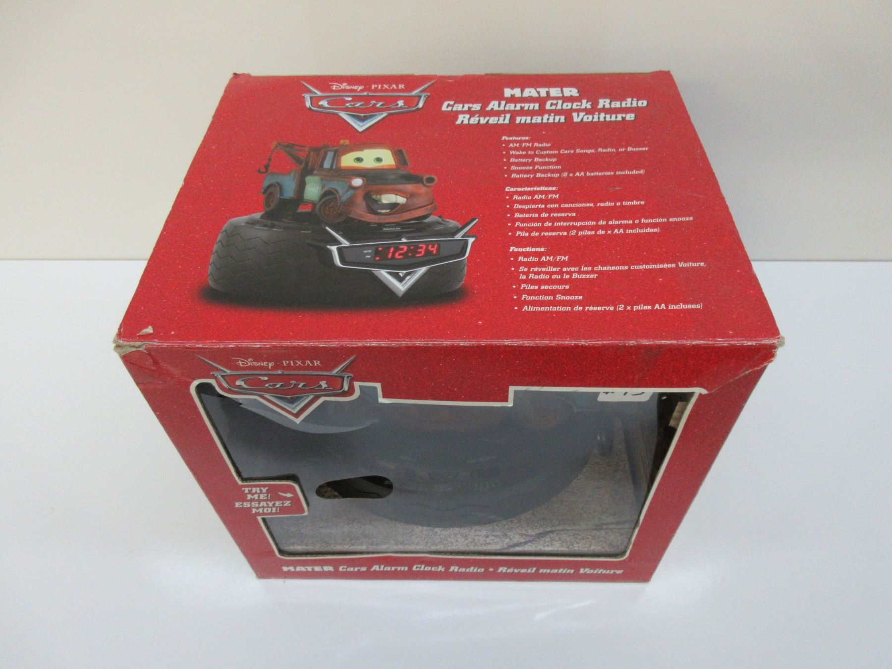 Disney Cars Mater Alarm Clock Radio