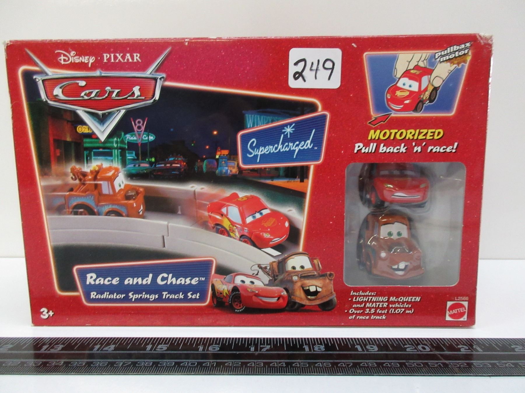 Disney Cars Pull Back Racers & Track