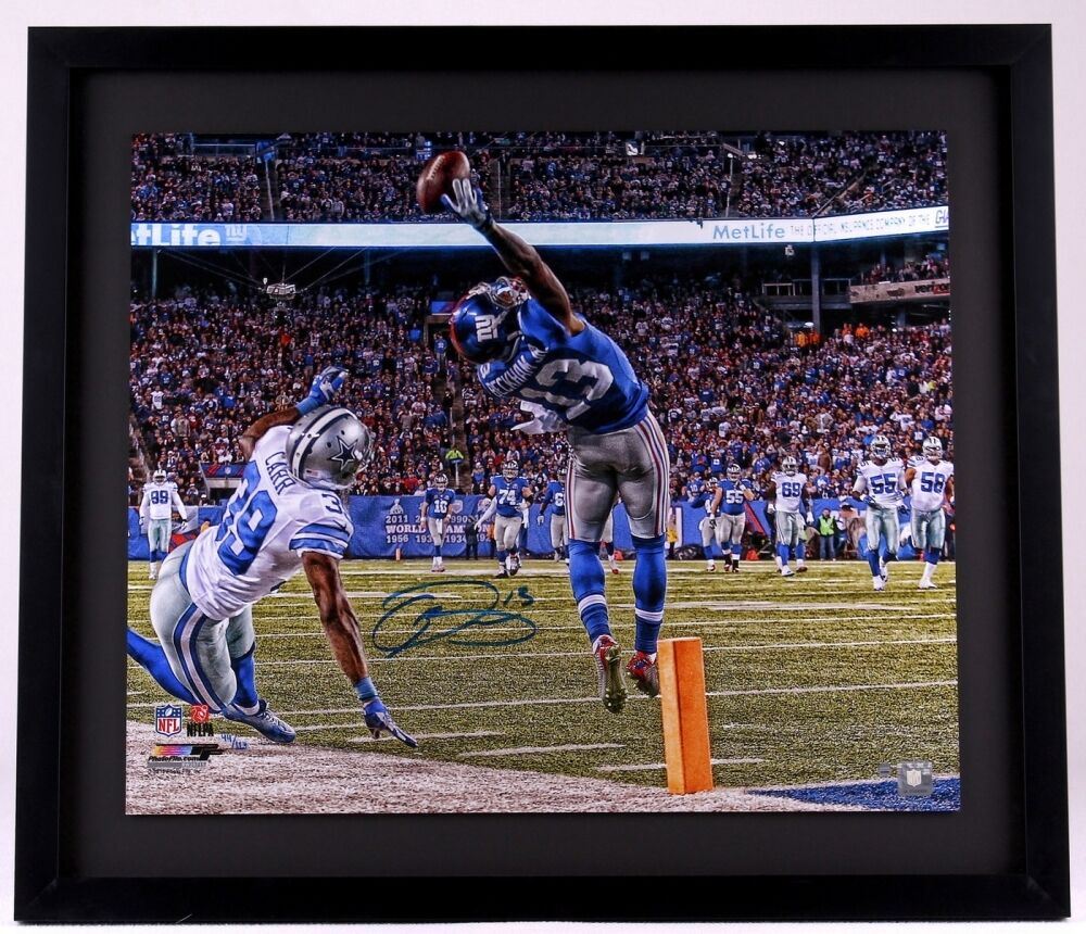 Odell Beckham Jr. Signed New York Giants "One-Handed Catch" 24x28 ...