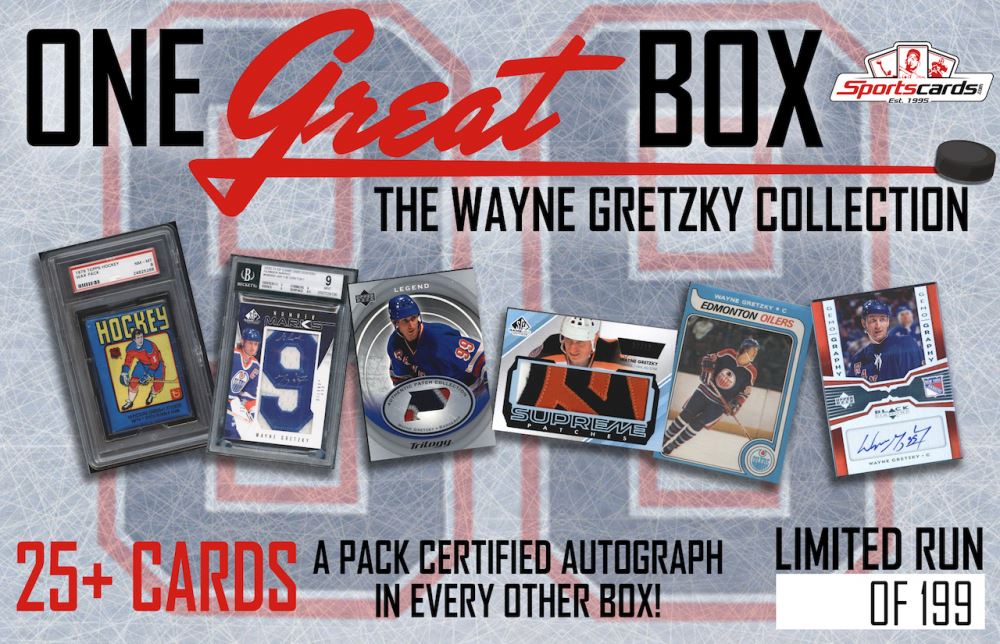 â€œOne GREAT Boxâ€ Wayne Gretzky Ultimate Card Collection Mystery Box â ...