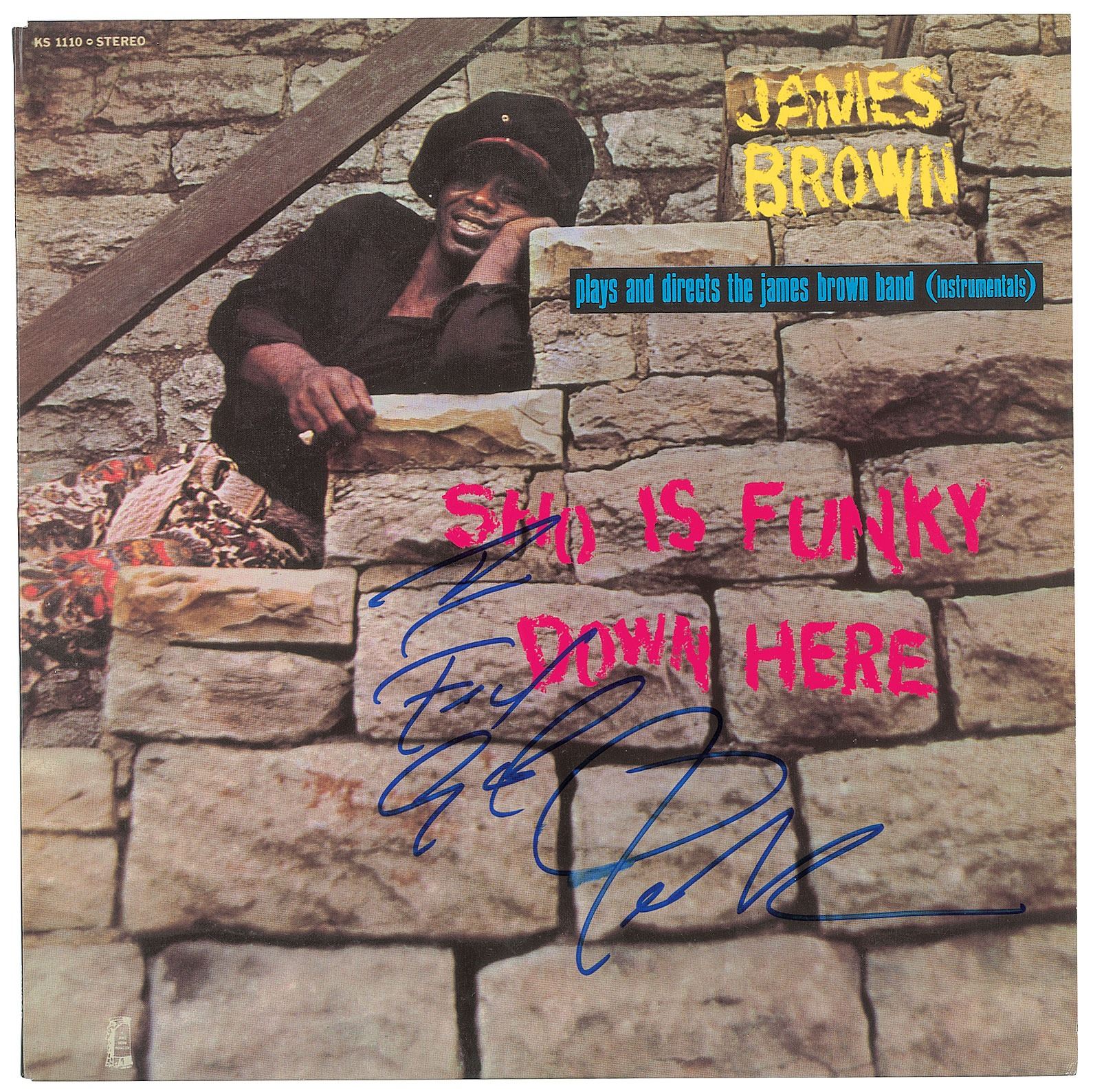 James Brown Signed Album