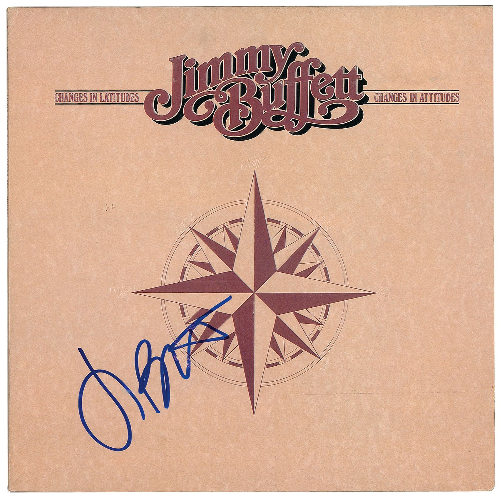 Jimmy Buffett Signed Album