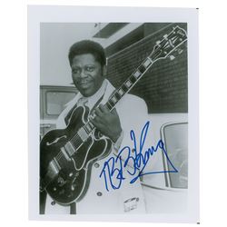 B. B. King Signed Photograph