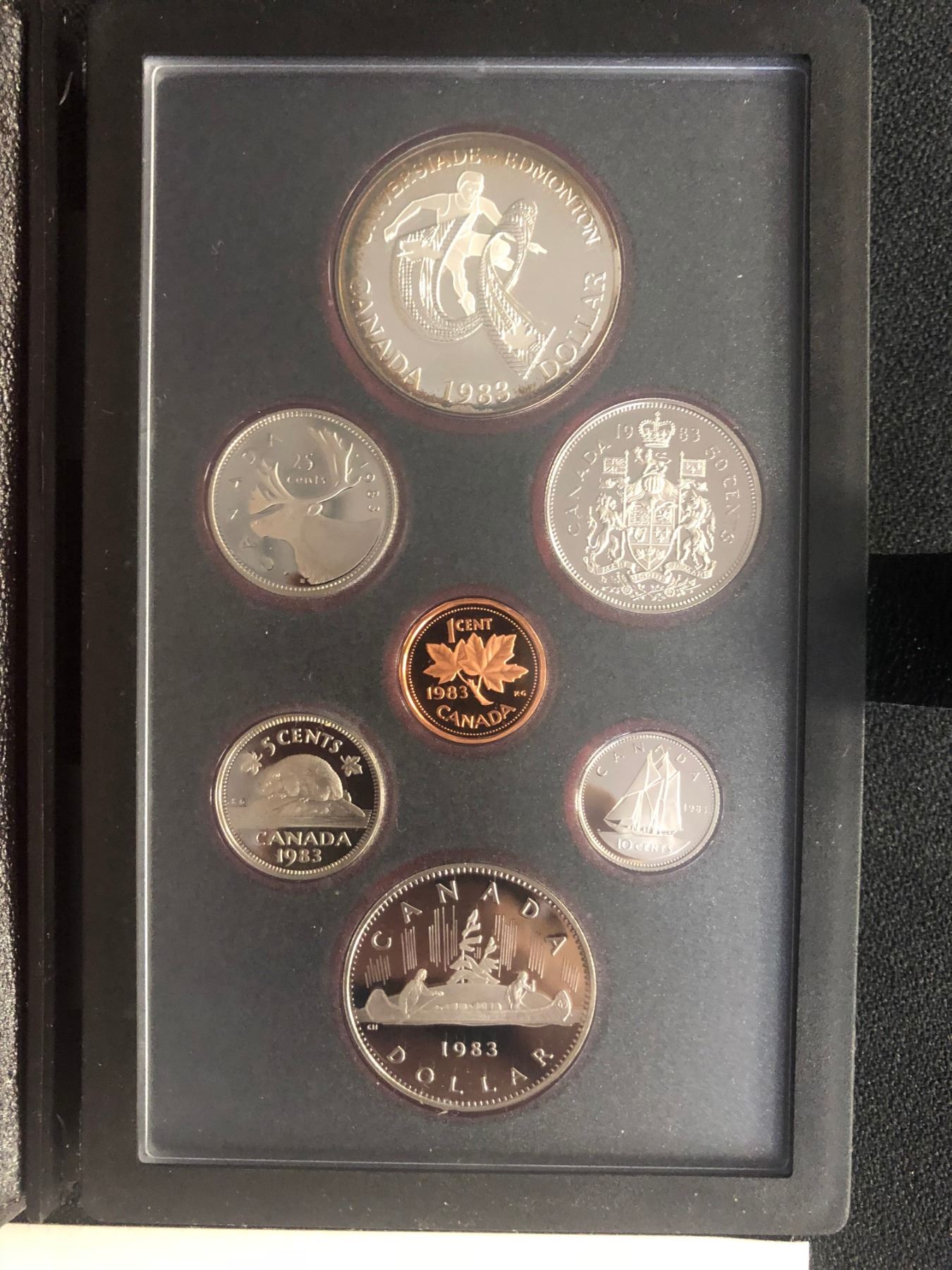 1983 SPECIMEN DOUBLE DOLLAR SET (ROYAL CANADIAN MINT)