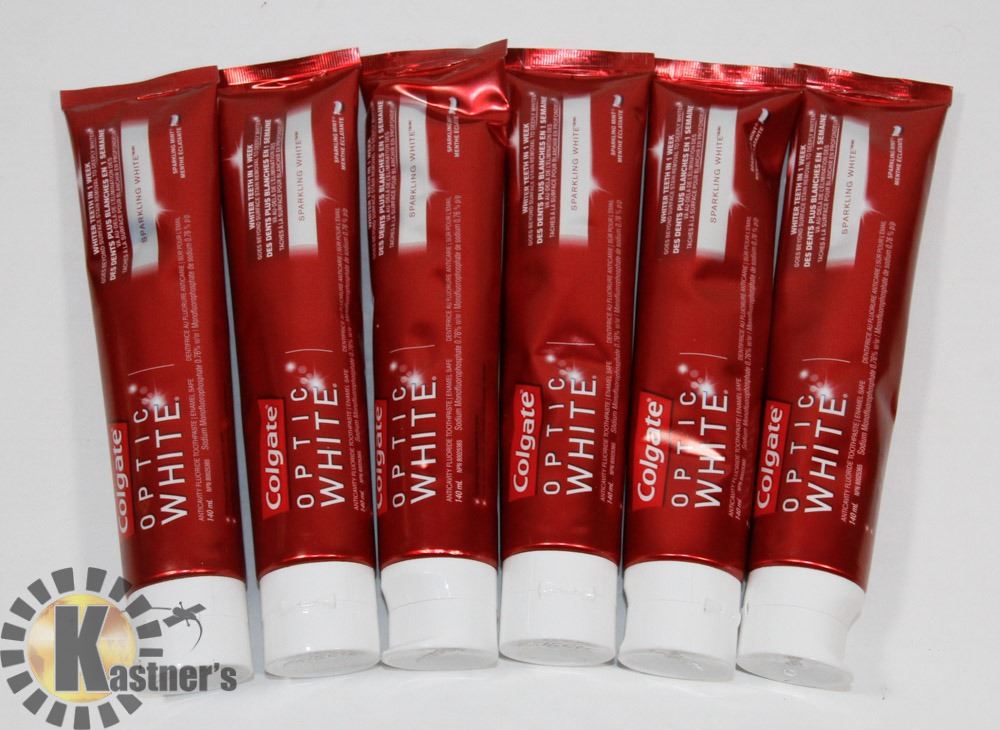 BAG OF COLGATE TOOTHPASTE