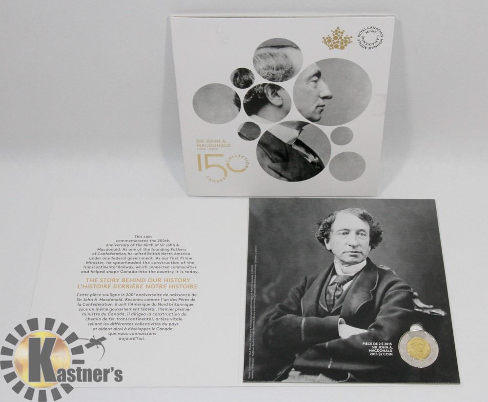 LOT OF TWO SIR JOHN A MACDONALD SPECIAL EDITION