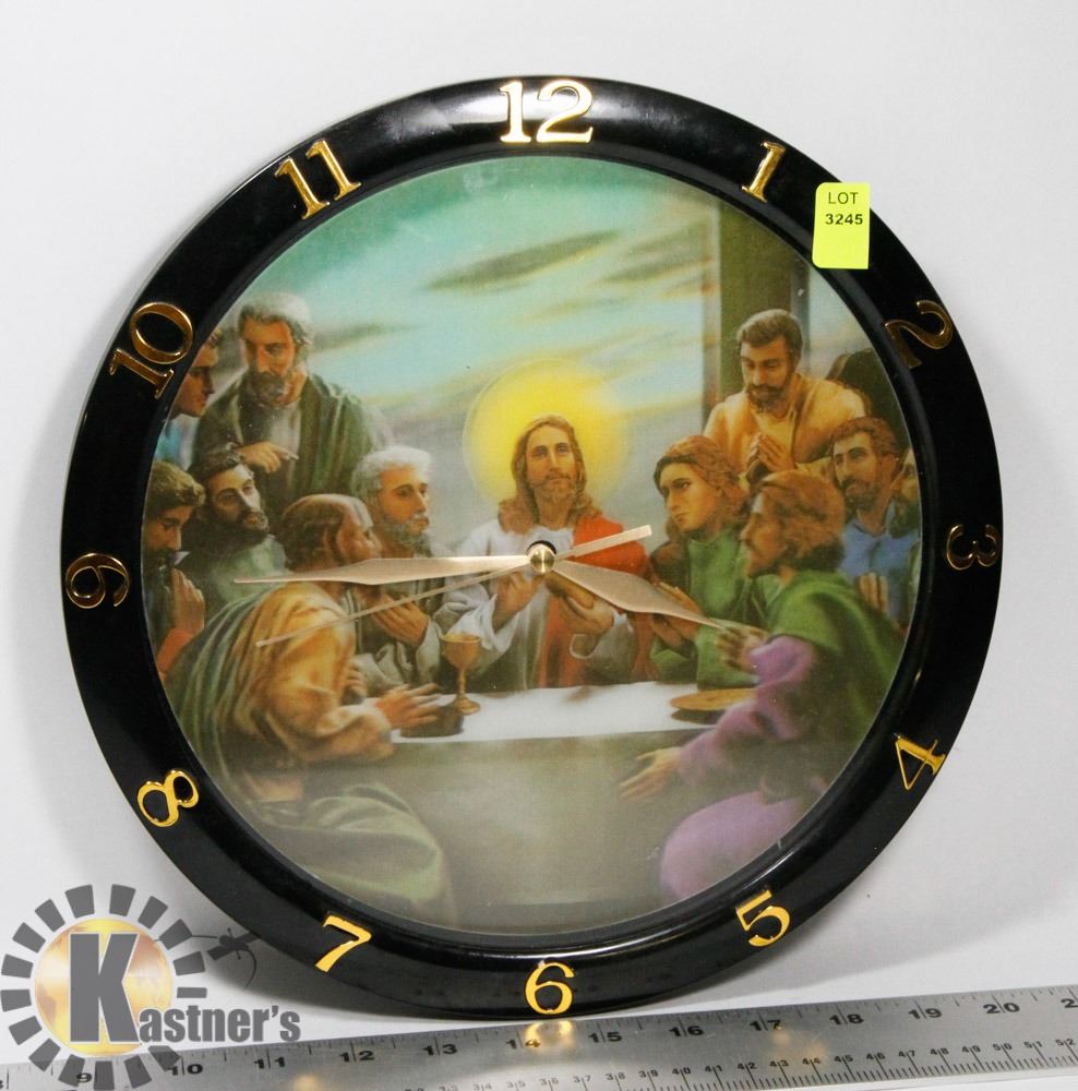 LAST SUPPER WALL CLOCK