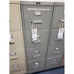 Gray Filex 4 drawer metal file cabinet