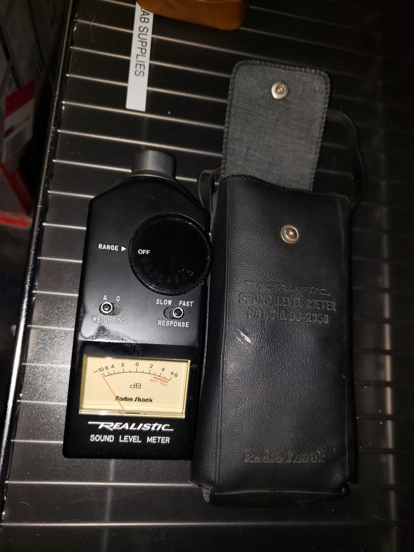 Realistic sound level meter