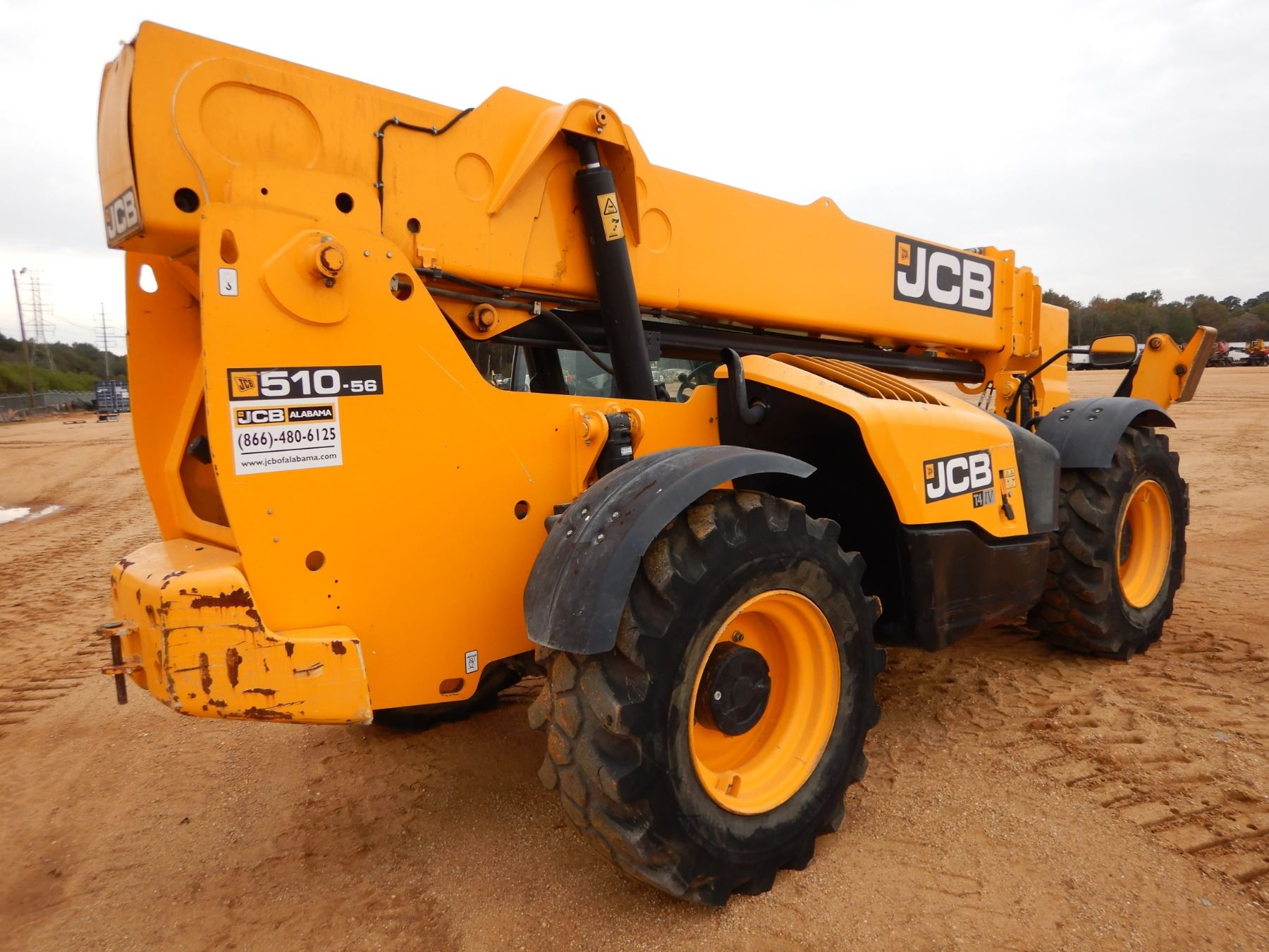 2017 JCB 510-56 TELESCOPIC FORKLIFT, VIN/SN:501464 - 10,000LB CAPACITY, 56' REACH, 4X4, OUTRIGGERS,