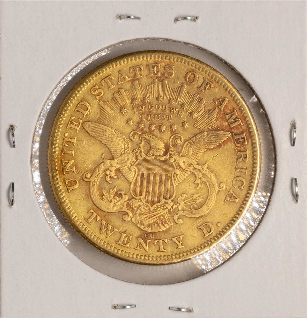 1876-CC $20 Liberty Head Double Eagle Gold Coin