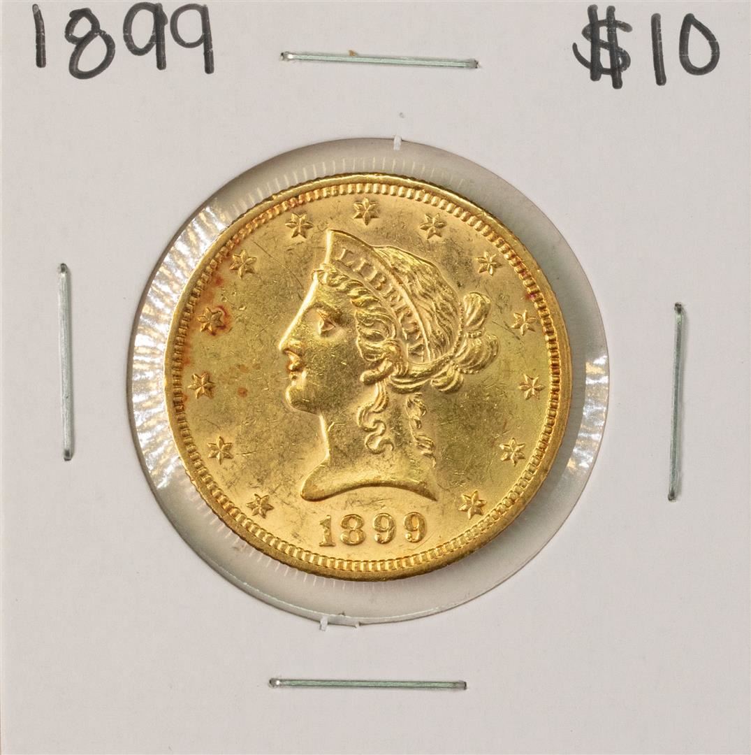 1899 $10 Liberty Head Eagle Gold Coin