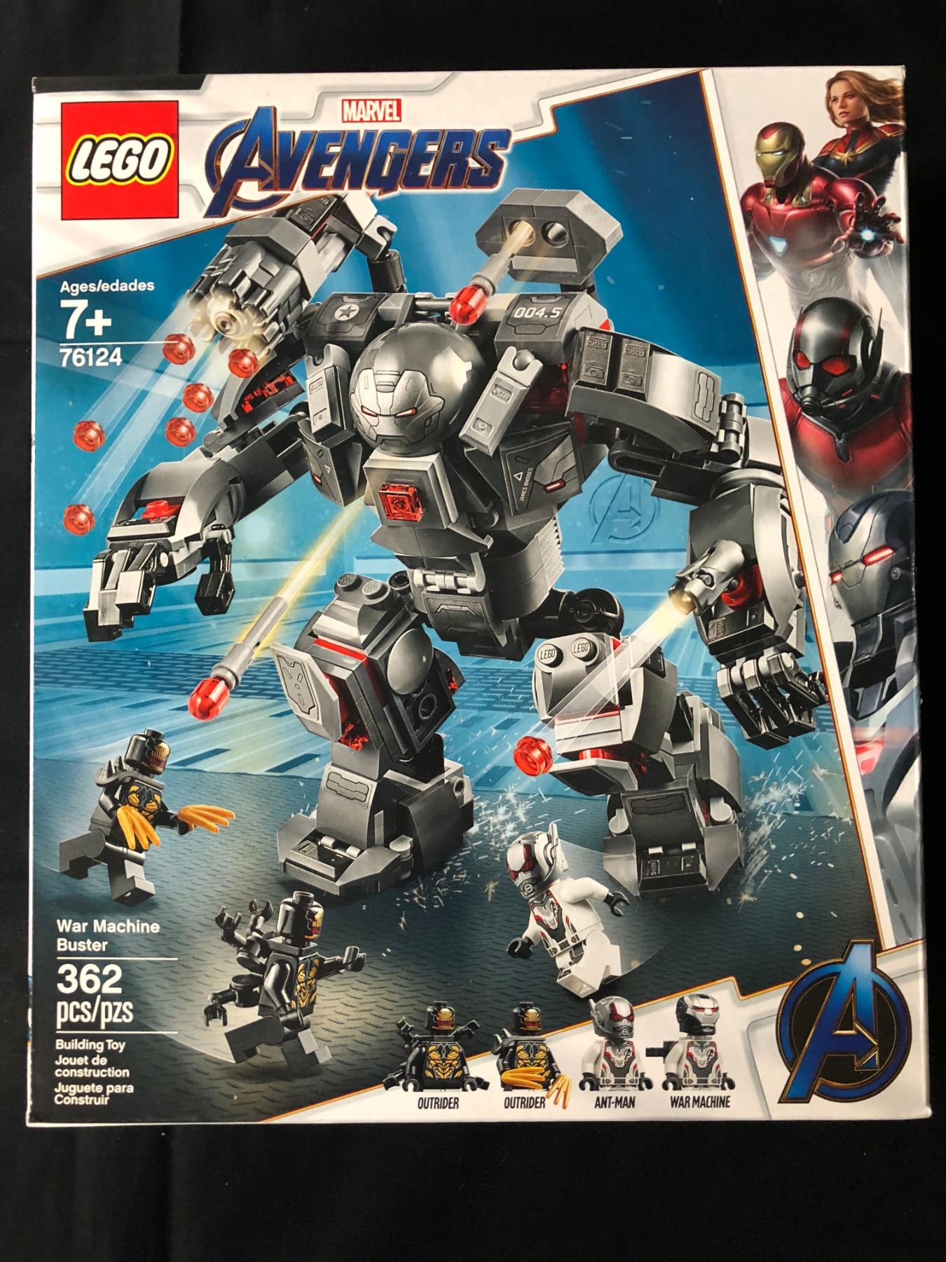 LEGO Marvel Avengers War Machine Buster 76124