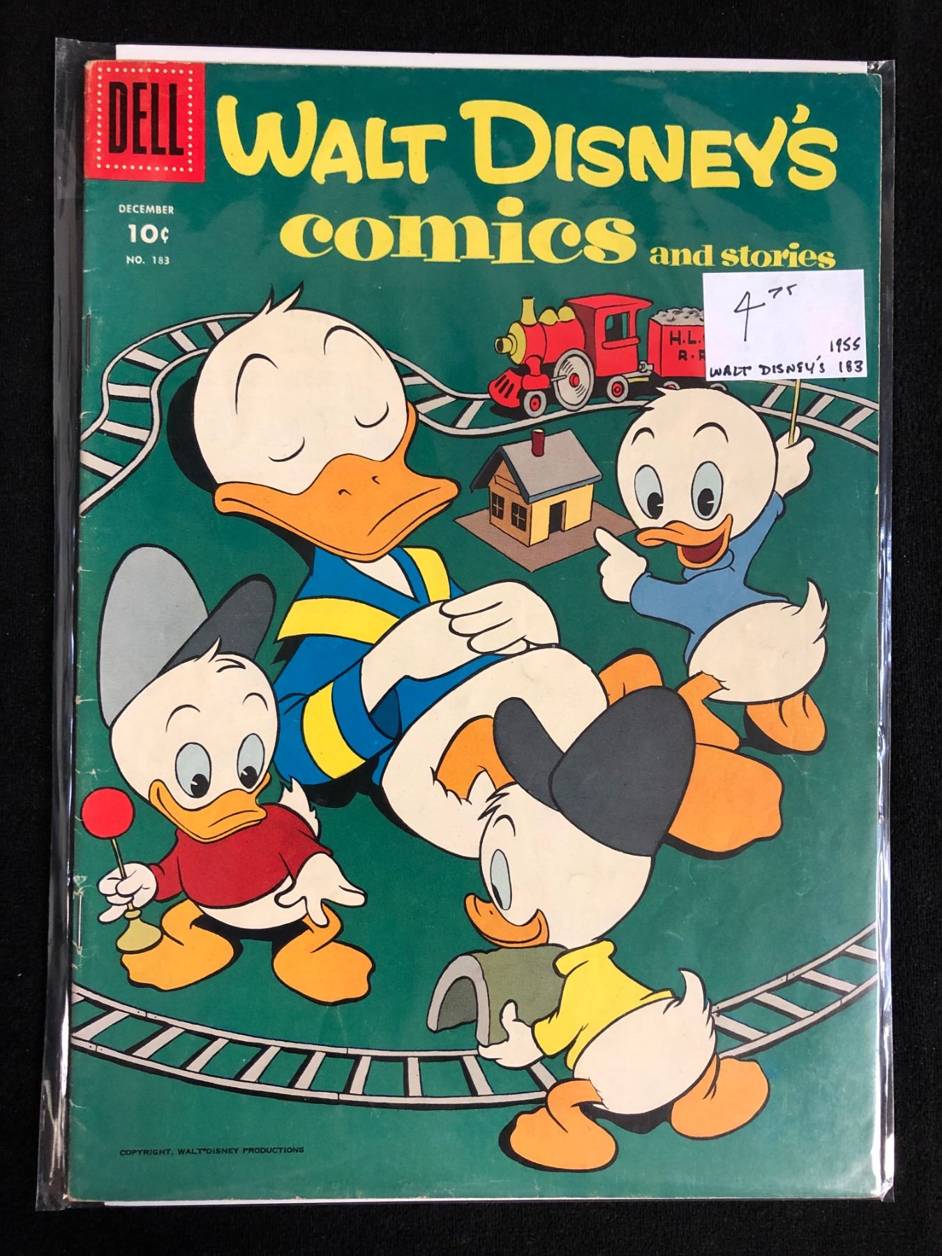 WALT DISNEY'S COMICS & STORIES #183 (DELL COMICS) 1955